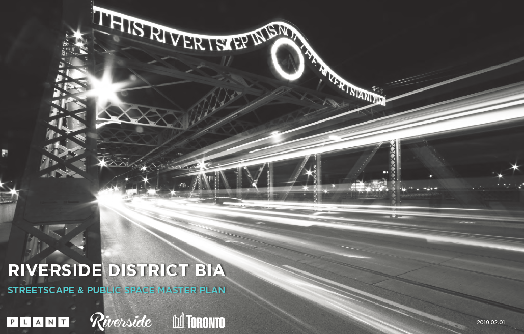 Streetscape Master Plan | Riverside Toronto