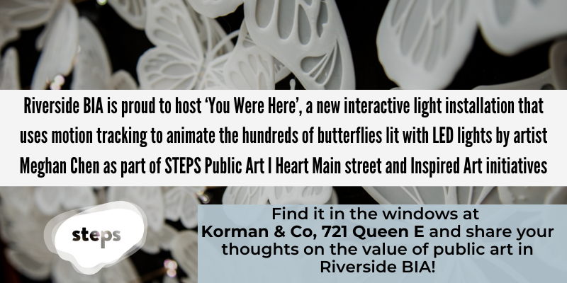 Experience 'You Were Here' Public Art Installation in Riverside BIA ...
