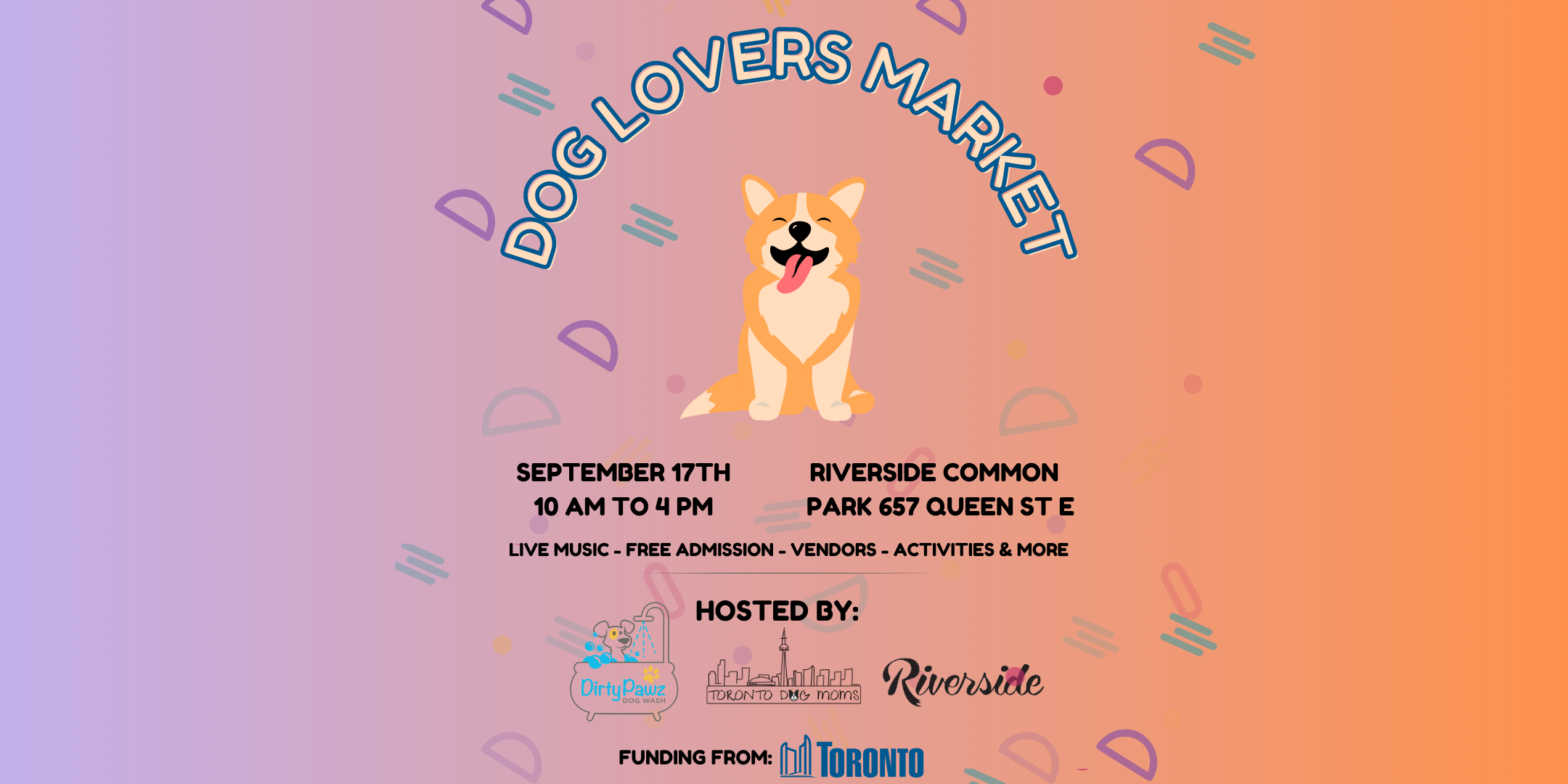 RIVERSIDE C'MON SUNDAYS: September 17th - Dog Lovers' Market ...