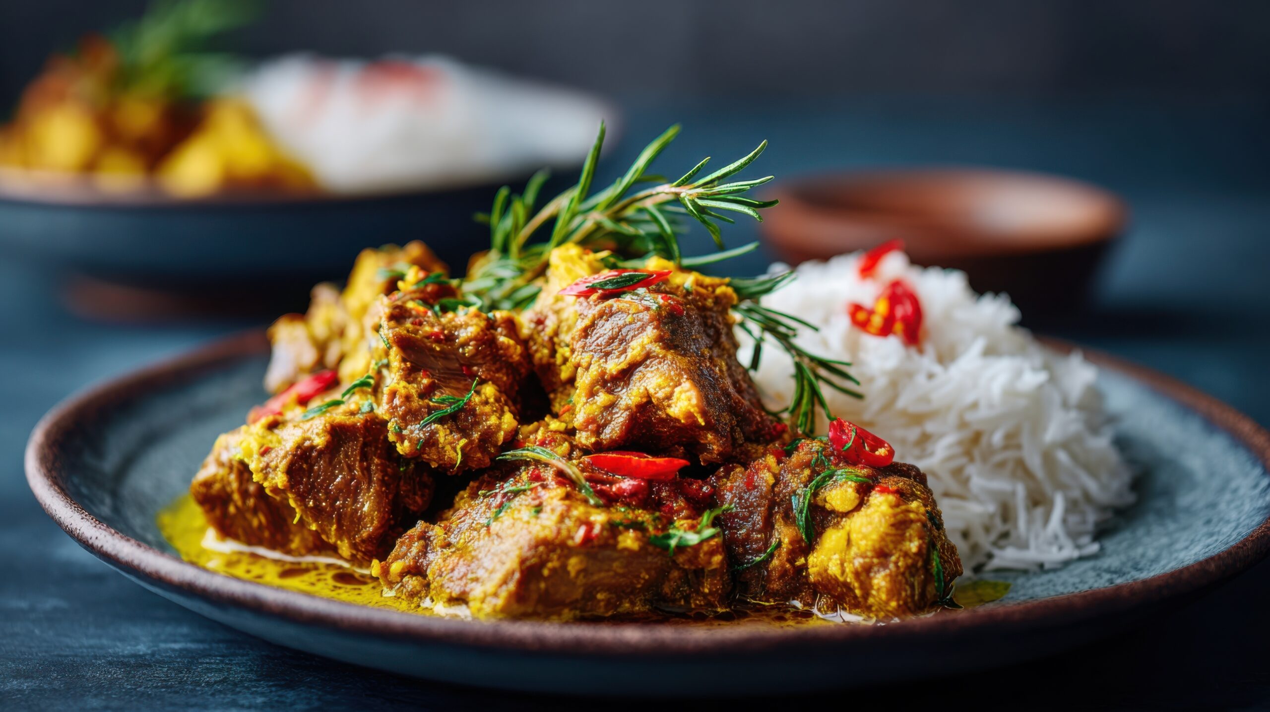 Curry Goat is a hearty Jamaican dish featuring tender goat meat slow ...