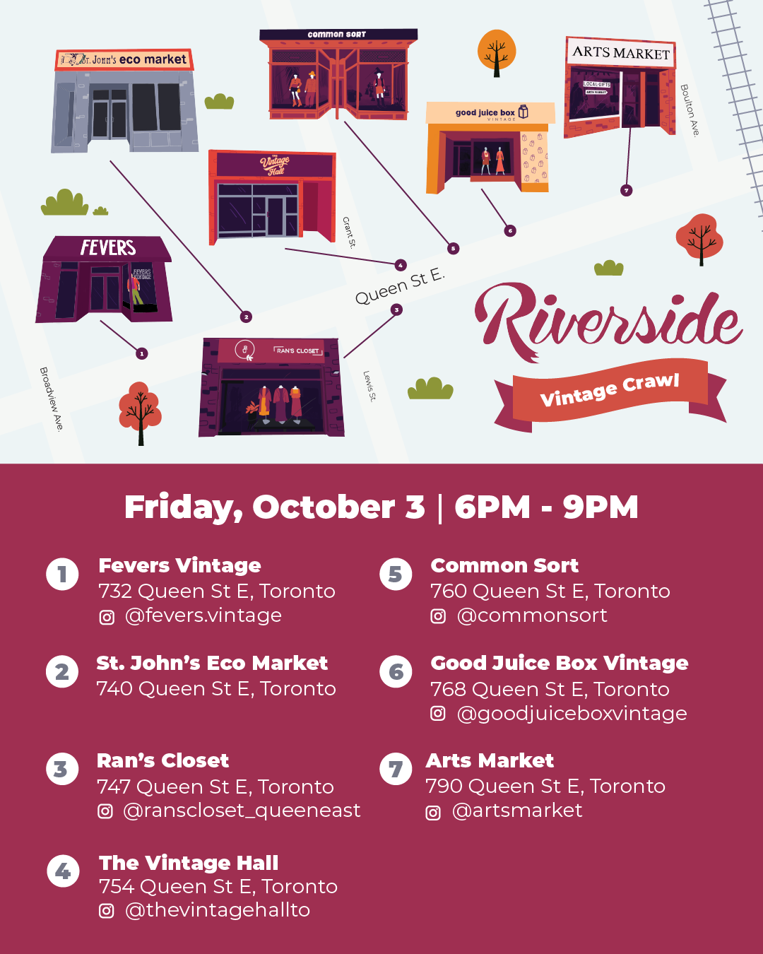 Riverside Vintage Crawl - Fall 2025 Edition: Who’s Participating ...